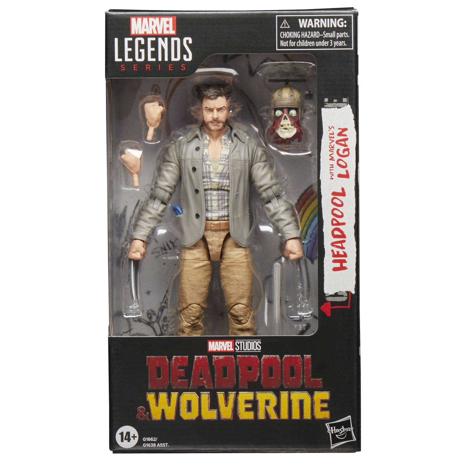Marvel Legends Deadpool & Wolverine Action Figure - Deadpool with Loga ...