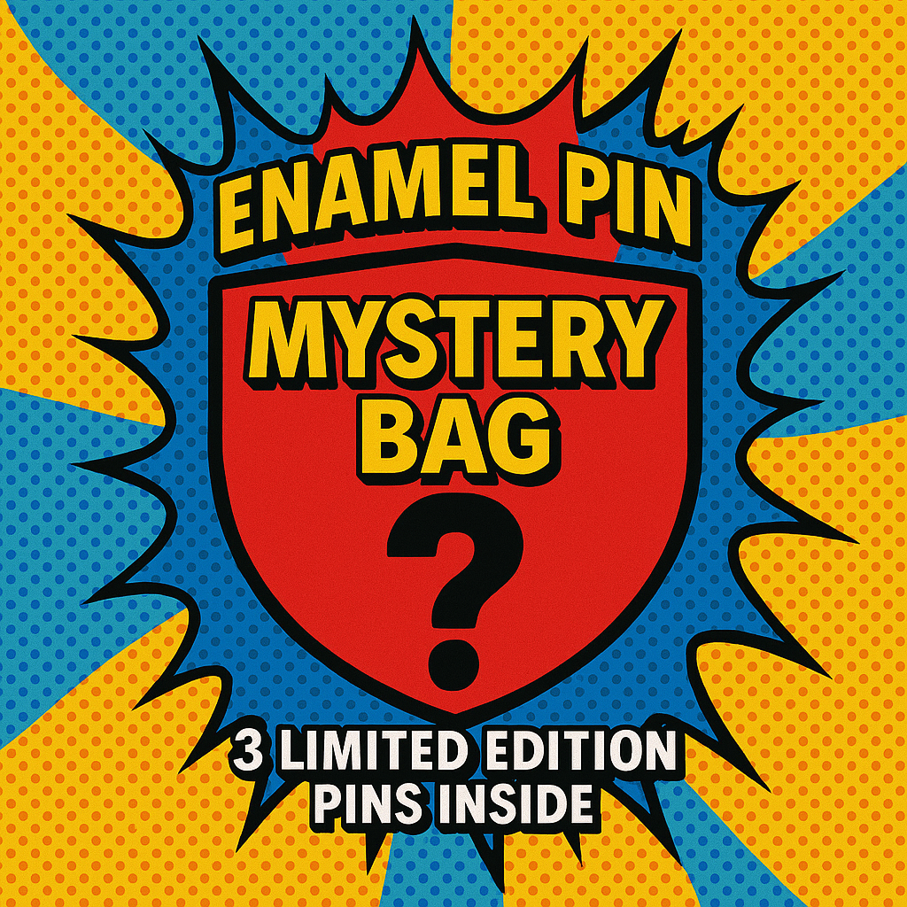 Random Enamel Pin 3 Pack – 3DRetro