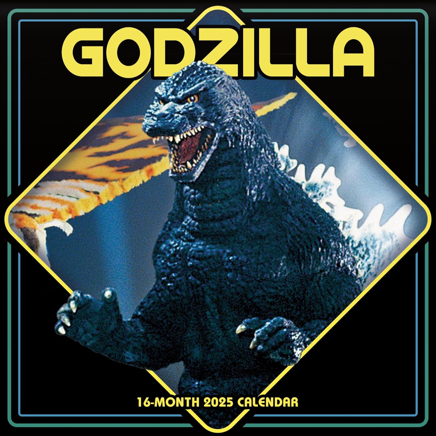 Godzilla 16 Month Wall Calendar 2025 – 3DRetro