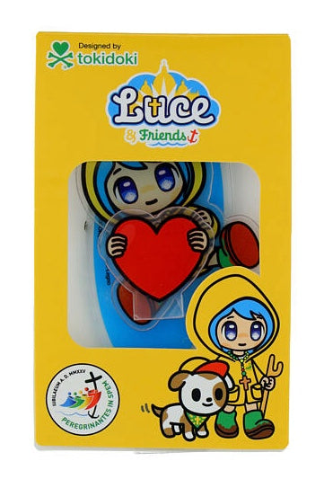 Tokidoki x Vatican Mascot Luce 2025 - Acrylic Heart Figure – 3DRetro