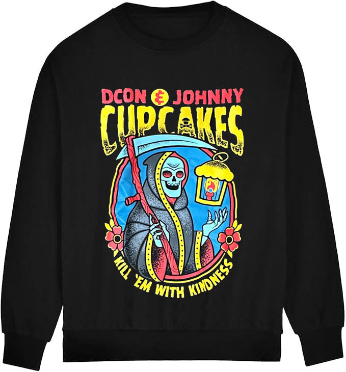 DCON Johnny Cupcakes "Kill 'Em with Kindness" Sweatshirt – 3DRetro