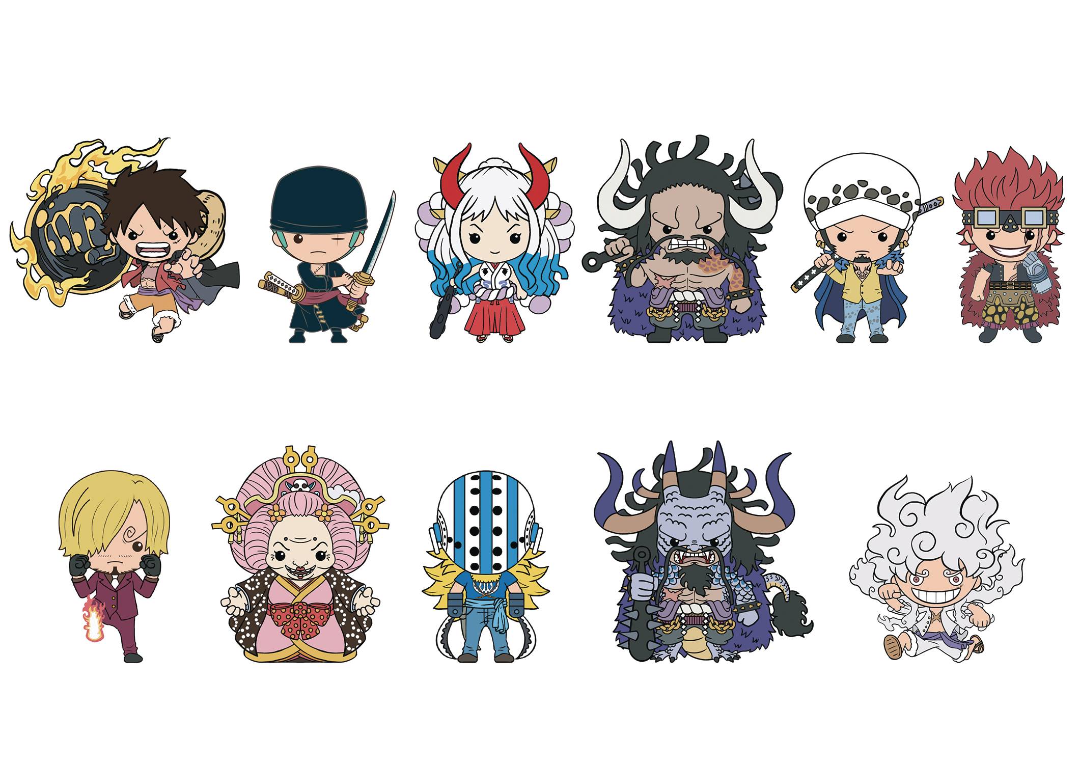 One Piece Series 5 3D Foam Bag Clip – 3DRetro
