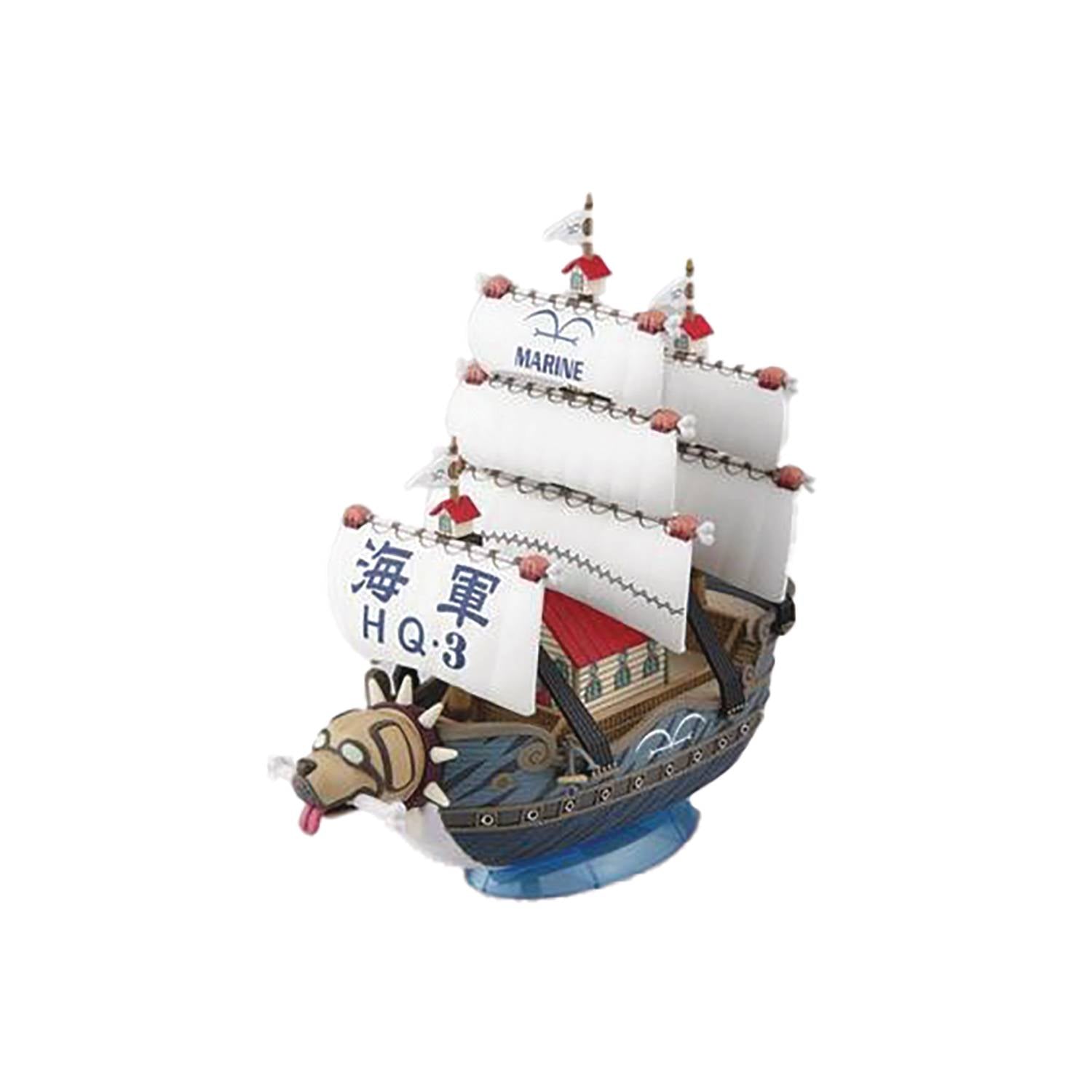 One Piece Grand Ship Collection 08 Garps Marine Ship Model Kit – 3DRetro