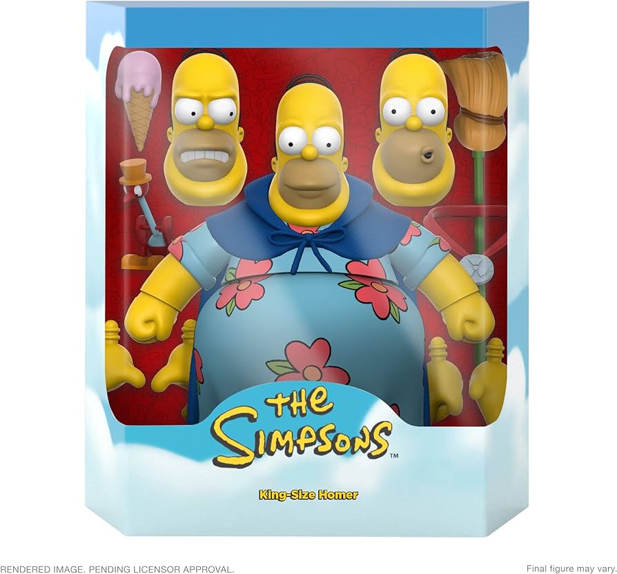 Super7 ULTIMATES! The Simpsons - King-Size Homer Action Figure – 3DRetro