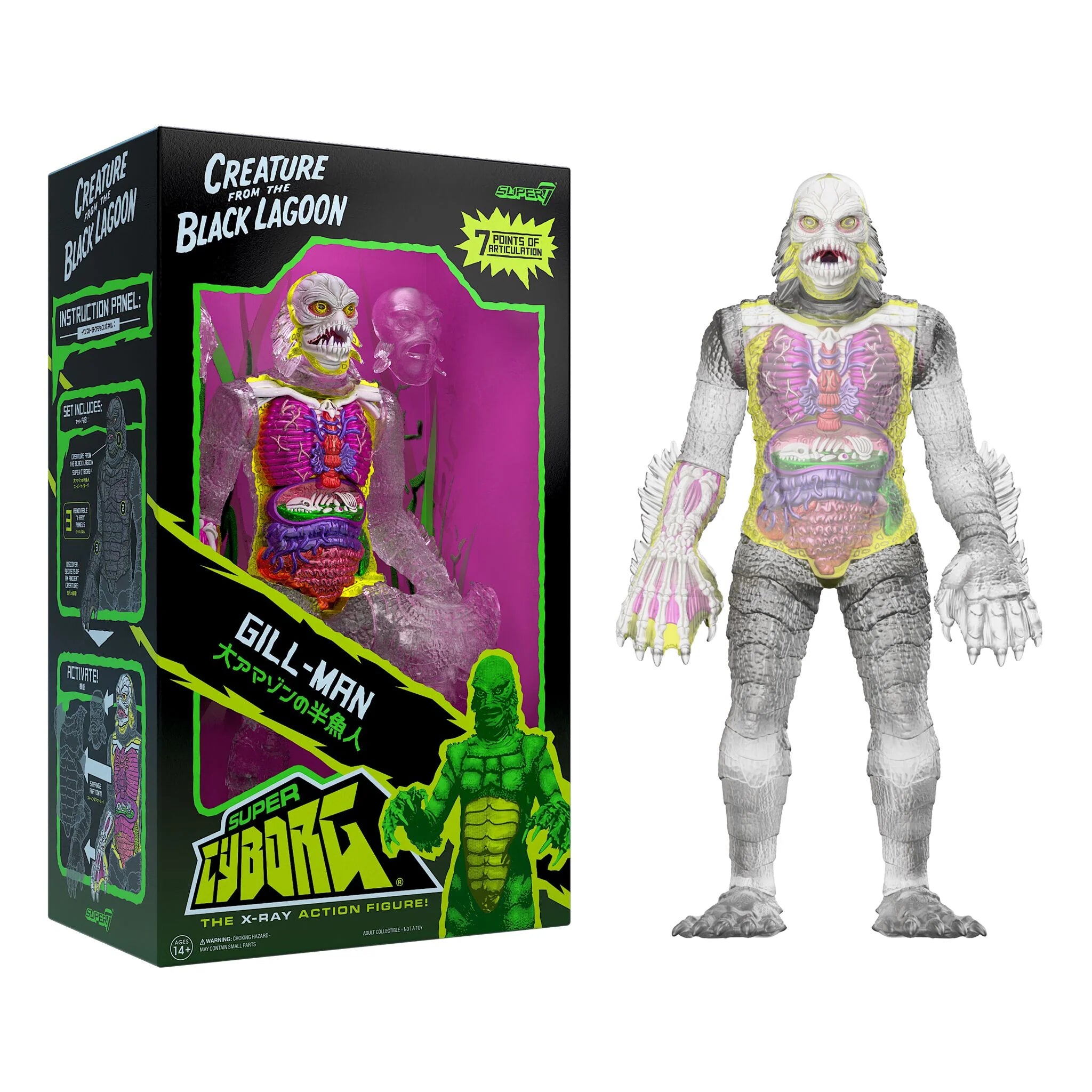 Super7 Super Cyborg Action Figure - Creature of the Black Lagoon – 3DRetro