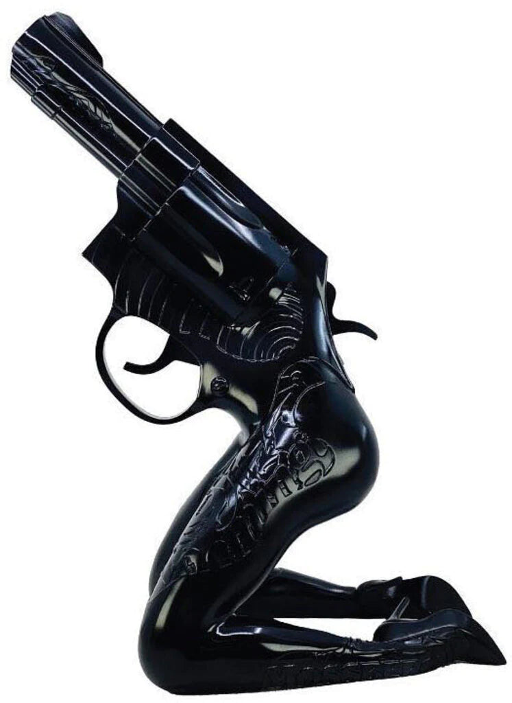 Tristan Eaton Let's Bang Sculpture (Black) – 3DRetro