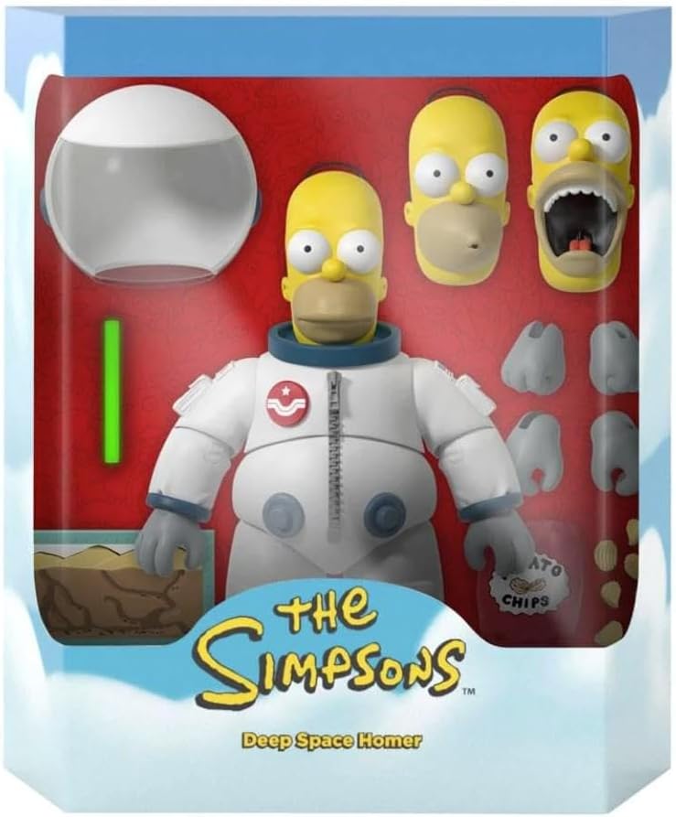 Super7 ULTIMATES! The Simpsons - Deep Space Homer Action Figure – 3DRetro